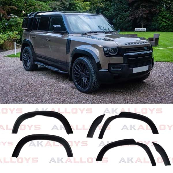 LAND ROVER GENUINE WHEEL ARCH KIT – GLOSS BLACK – AKALLOYS