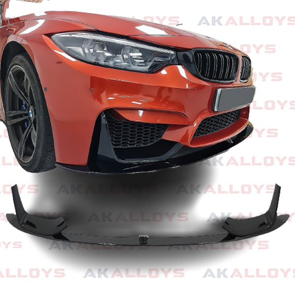 BMW FRONT SPLITTER IN GLOSS BLACK – AKALLOYS