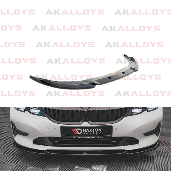BMW MAXTON FRONT SPLITTER STANDARD MODELS NON M SPORT GLOSS BLACK ...
