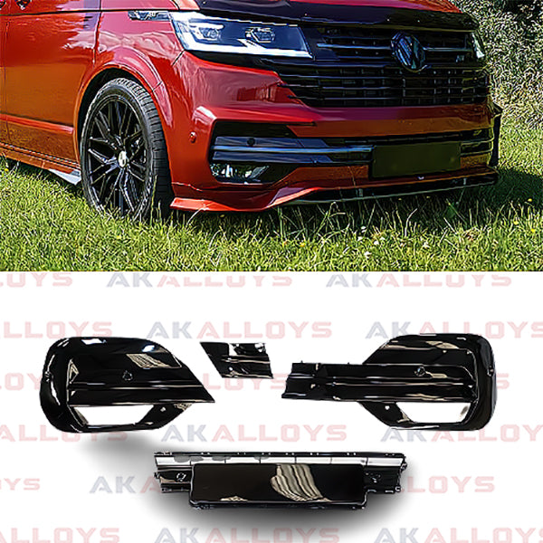 VOLKSWAGEN REPLACEMENT LOWER FRONT GRILL KIT – GLOSS BLACK – AKALLOYS