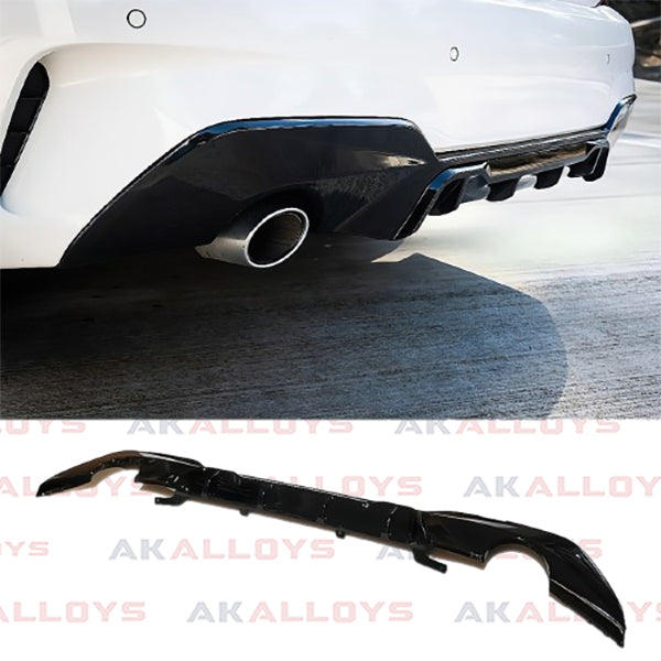 BMW PERFORMANCE REAR DIFFUSER DUAL EXIT GLOSS BLACK – AKALLOYS